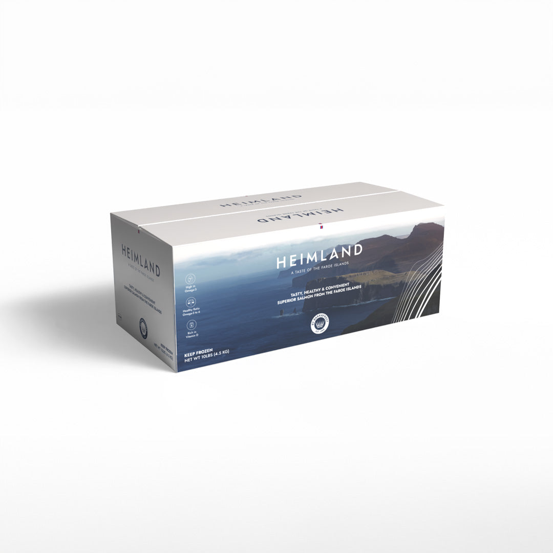 Frozen Salmon Portion Box 10lbs (skin-on/skin-off)