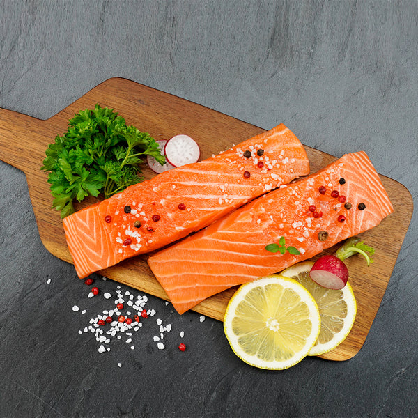 Frozen Salmon Portions • Skin-off • 4oz