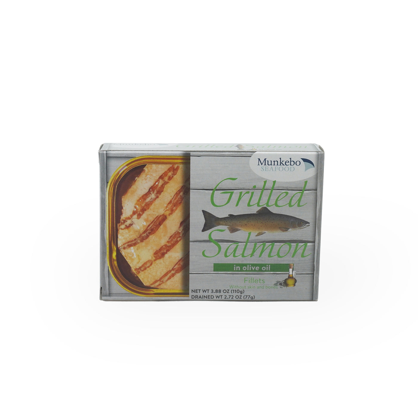 10 pcs • Grilled Salmon Fillets in Olive Oil
